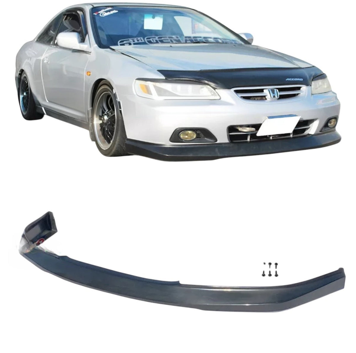 98-00 HONDA ACCORD 2DR OE HFP STYLE FRONT LIP PU – ABS Dynamics
