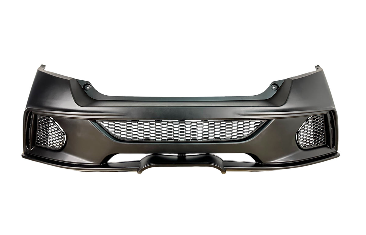 16-22 HONDA CIVIC 4DR SPOON STYLE REAR BUMPER COVER PP PLASTIC UNPAINT ...