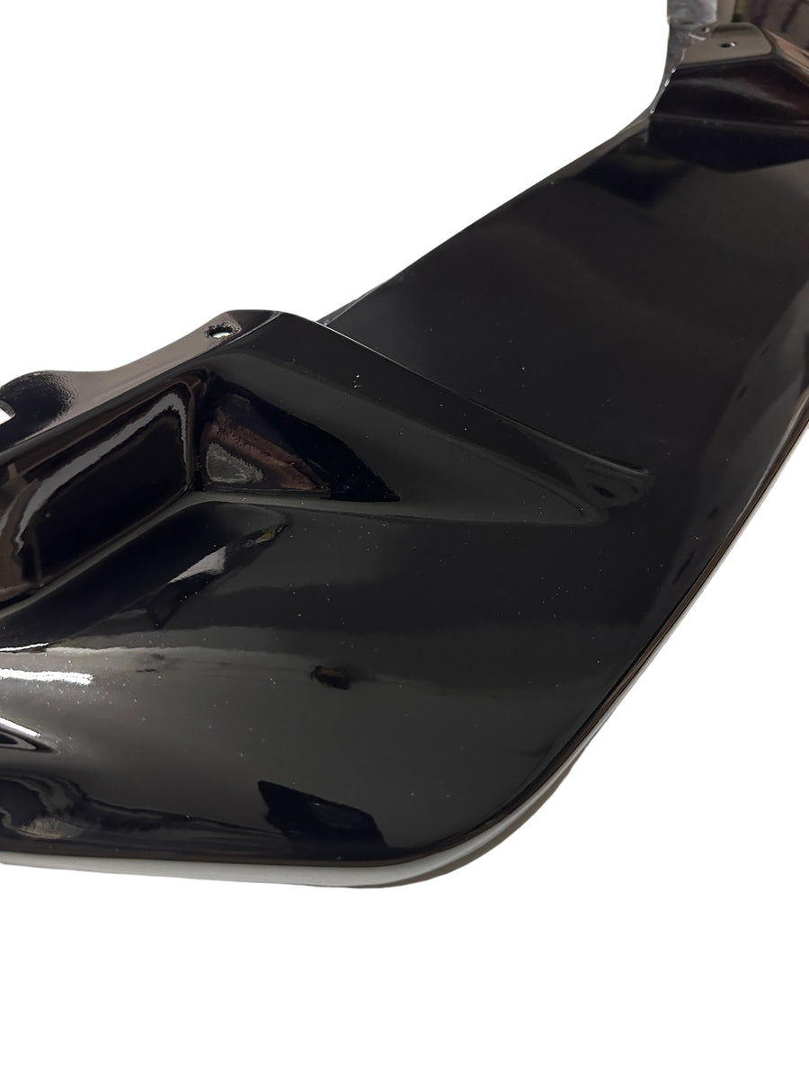 17-21 HONDA FK8 TYPE-R CIVIC JS STYLE FRONT BUMPER LIP FRP GLOSS BLACK ...