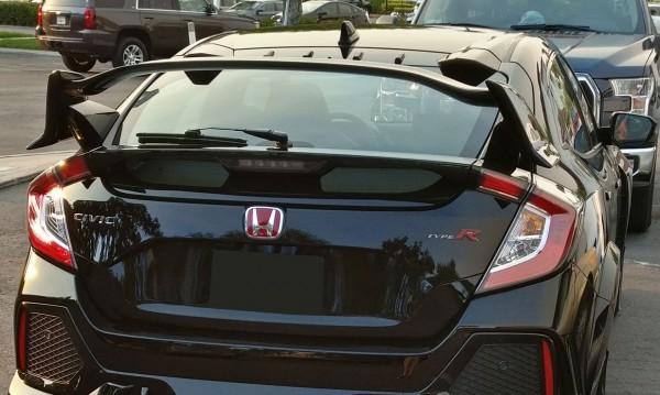 17-21 HONDA CIVIC 5DR TYPE-R REAR TRUNK LID SPOILER FULL CARBON FIBER ...