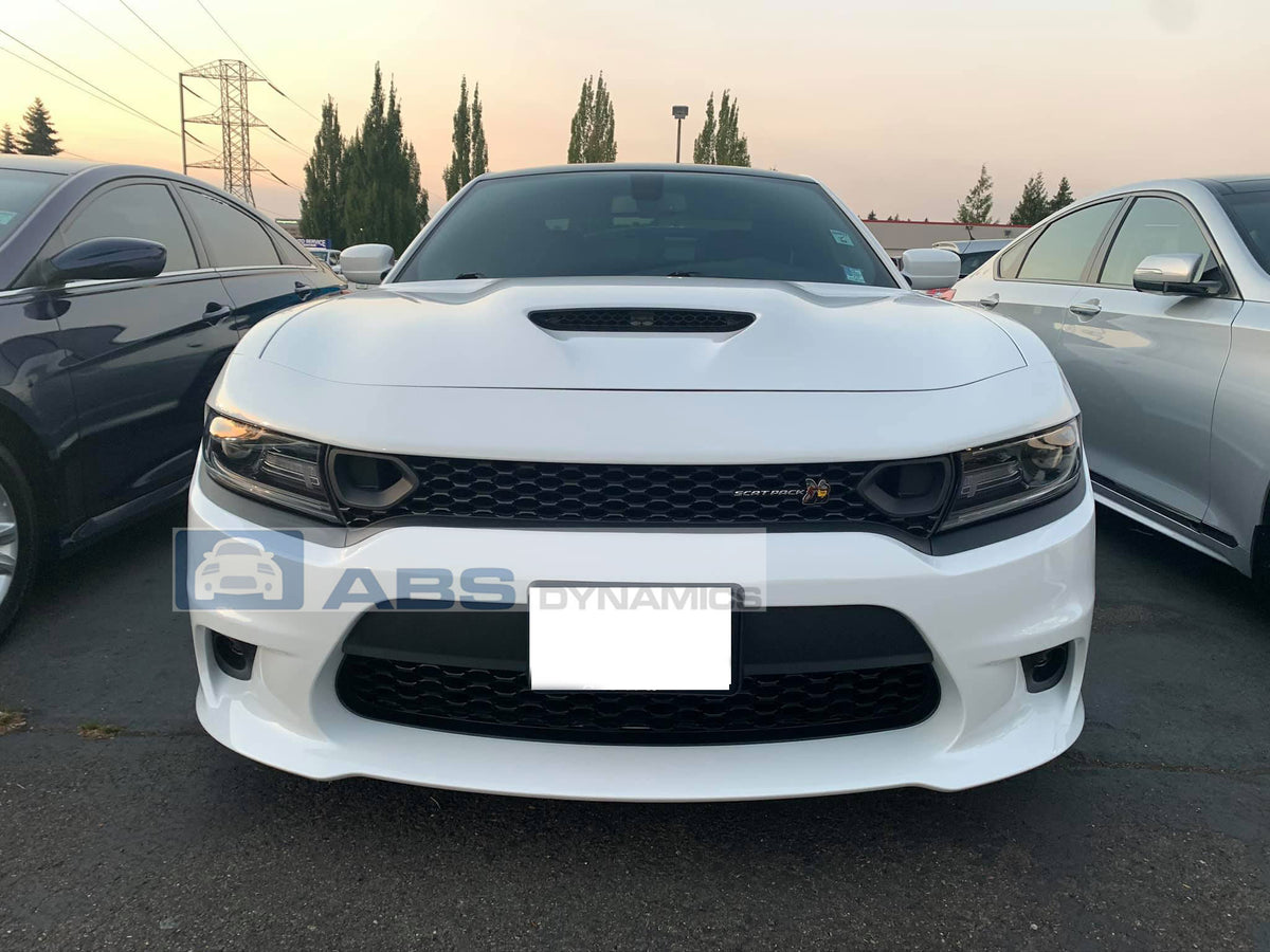 15-21 DODGE CHARGER SRT-8 HELLCAT STYLE FRONT BUMPER W/ SP AIR DUCT GR ...