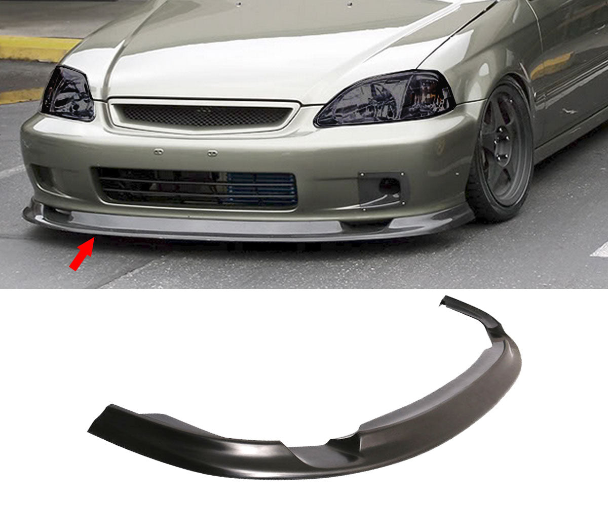 99-00 EK Honda Civic 2/3/4DR GV-Style Front Lip PU UNPAINT – ABS Dynamics