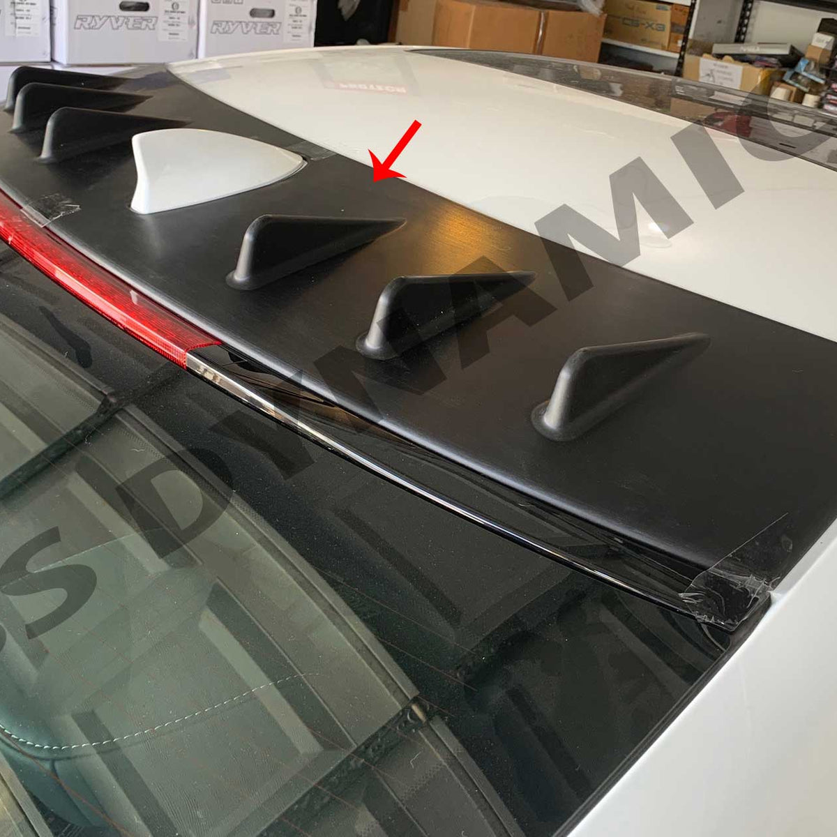 15-20 LEXUS RC200T/RC300/RC350 / RC F MATTE BLACK ROOF FIN VORTEX GENE ...