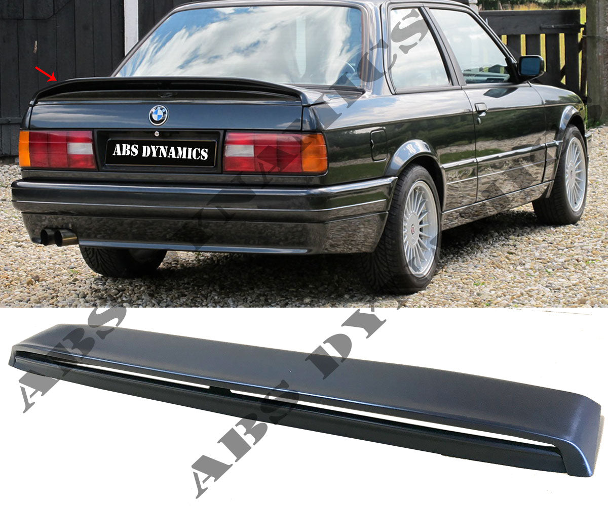 84-91 BMW E30 3-SERIES MTECH 2 REAR TRUNK SPOILER ABS – ABS Dynamics