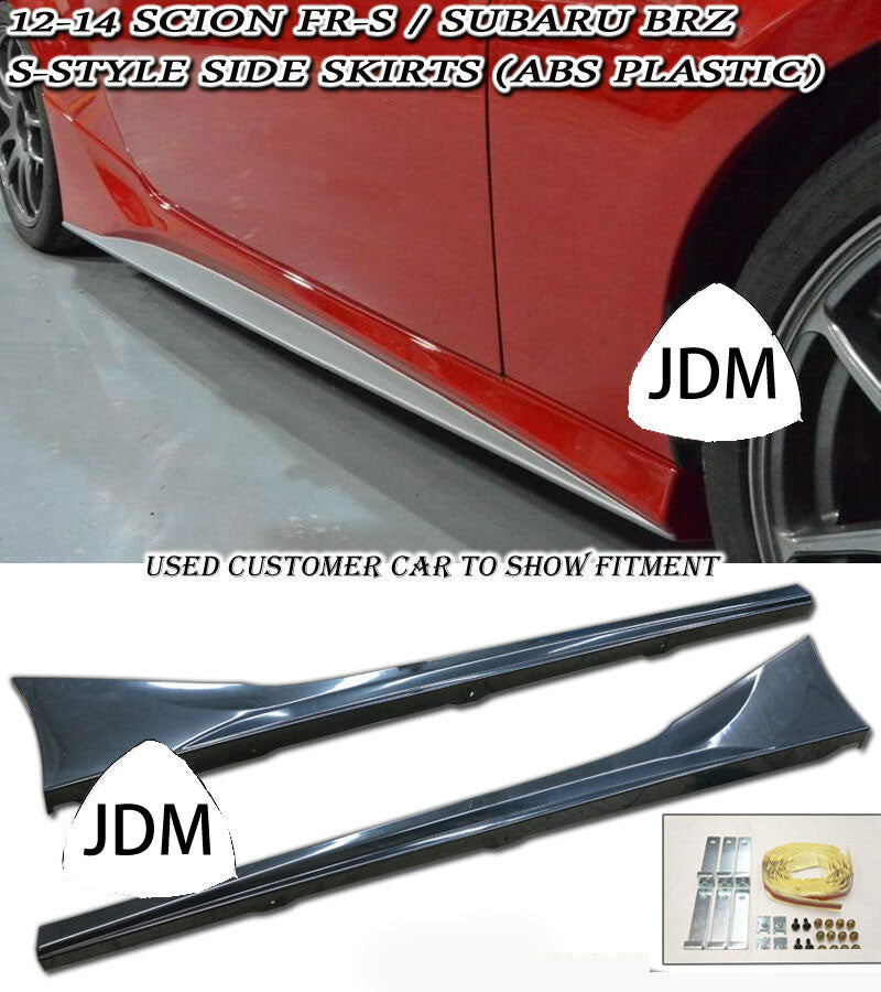 12-21 Scion FRS/ Subaru BRZ S-STYLE SIDE SKIRT SET (ABS) – ABS Dynamics