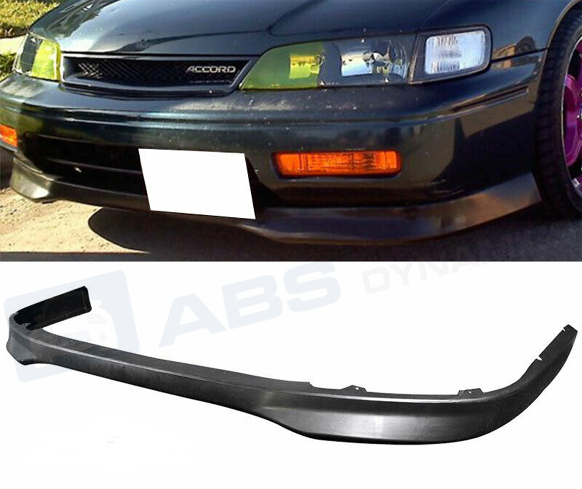 94-95 HONDA ACCORD 2/4DR TYPE-R STYLE FRONT LIP PP INJECTION – ABS Dynamics